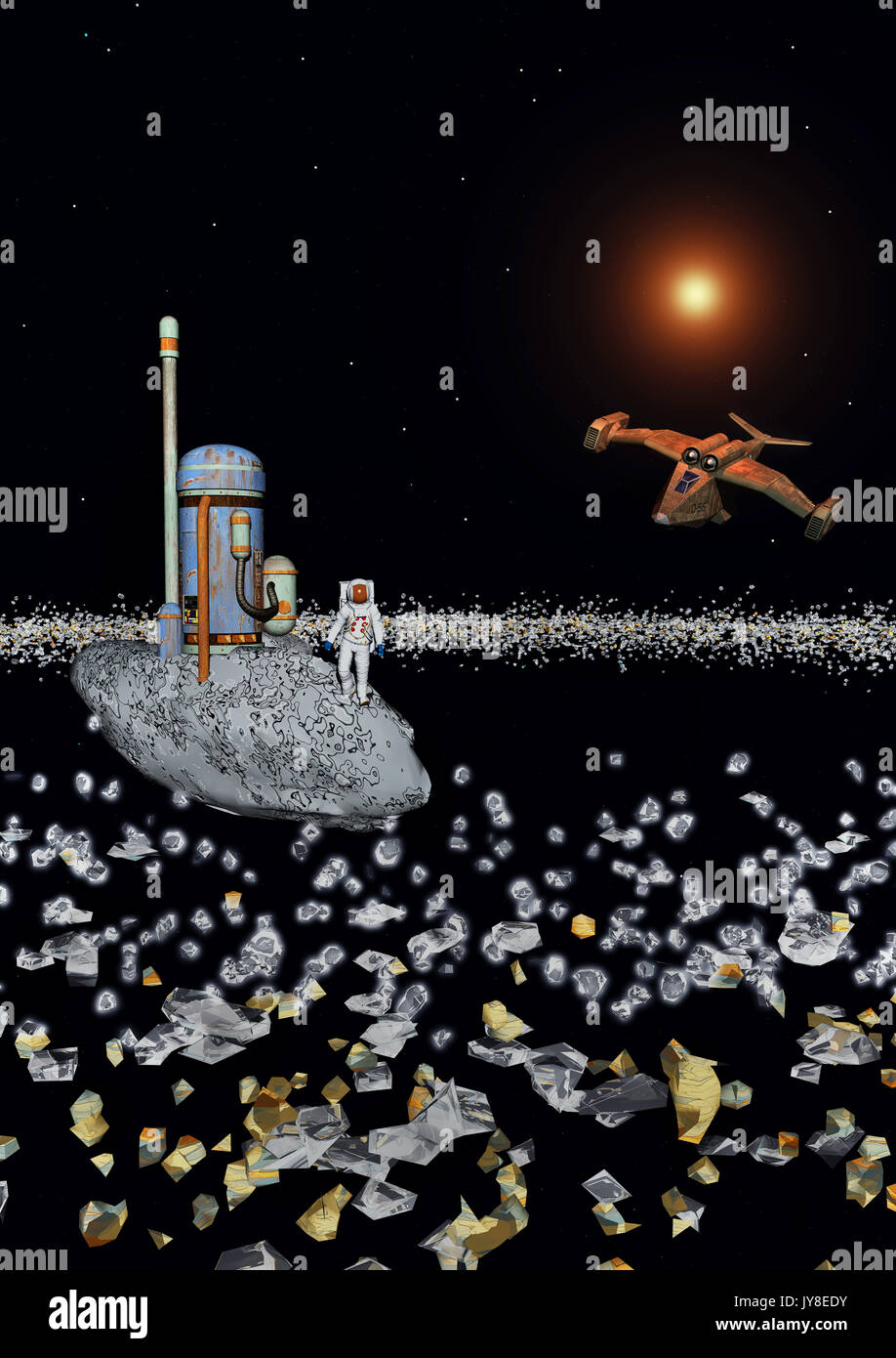 Asteroid Belt Stock Photos & Asteroid Belt Stock Images - Alamy