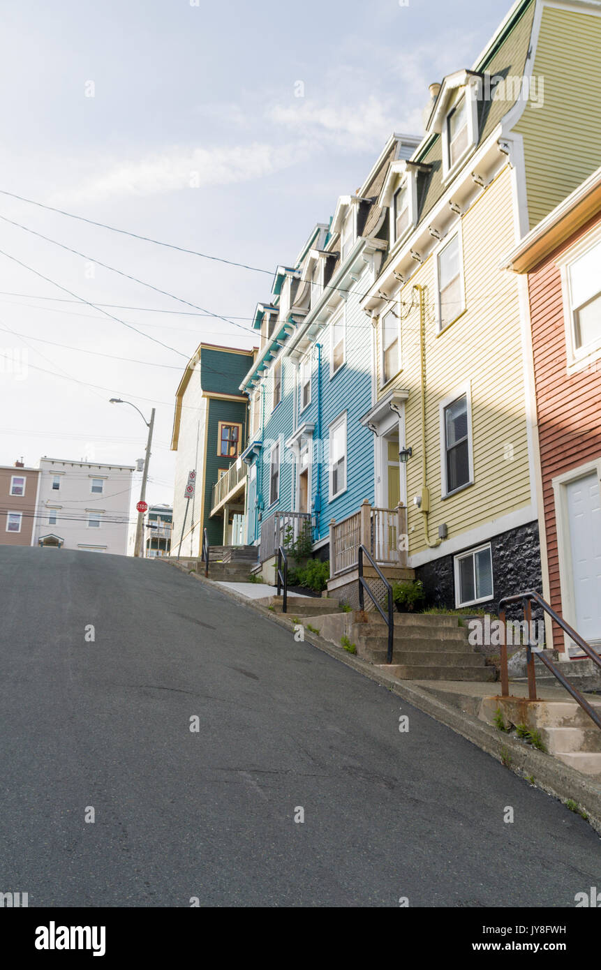 In the downtown section of St. John's Newfoundland known as The Battery ...