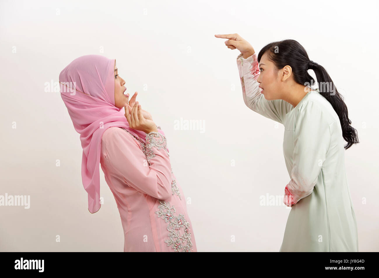 Two jealous women fighting hi-res stock photography and images - Alamy