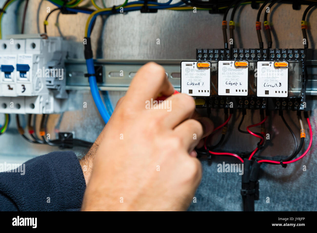 Power junction box hi-res stock photography and images - Alamy