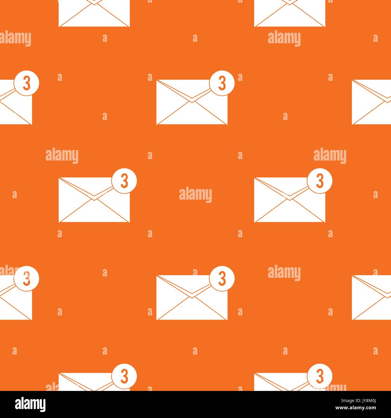 Envelope with three messages pattern seamless Stock Vector Image & Art ...