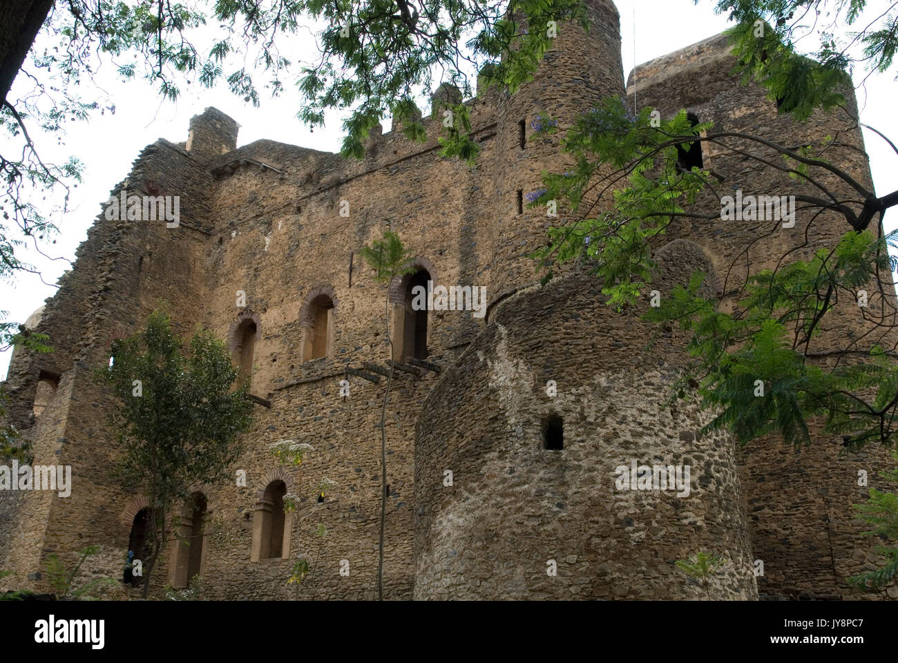 King Fasiladas Castle Gondar Ethiopia, royal enclosure, gondar, Built ...