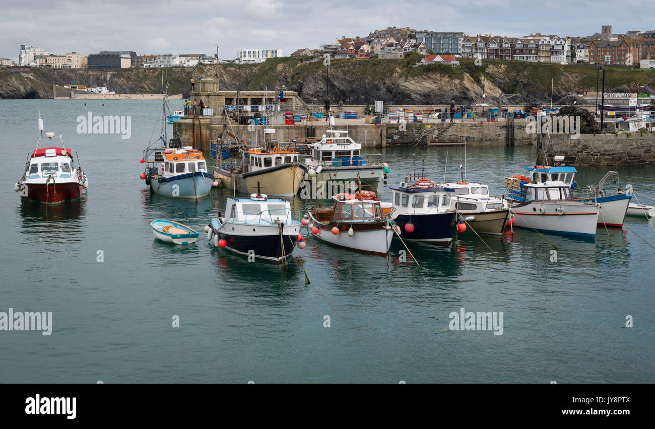 Newquay town centre hi-res stock photography and images - Alamy
