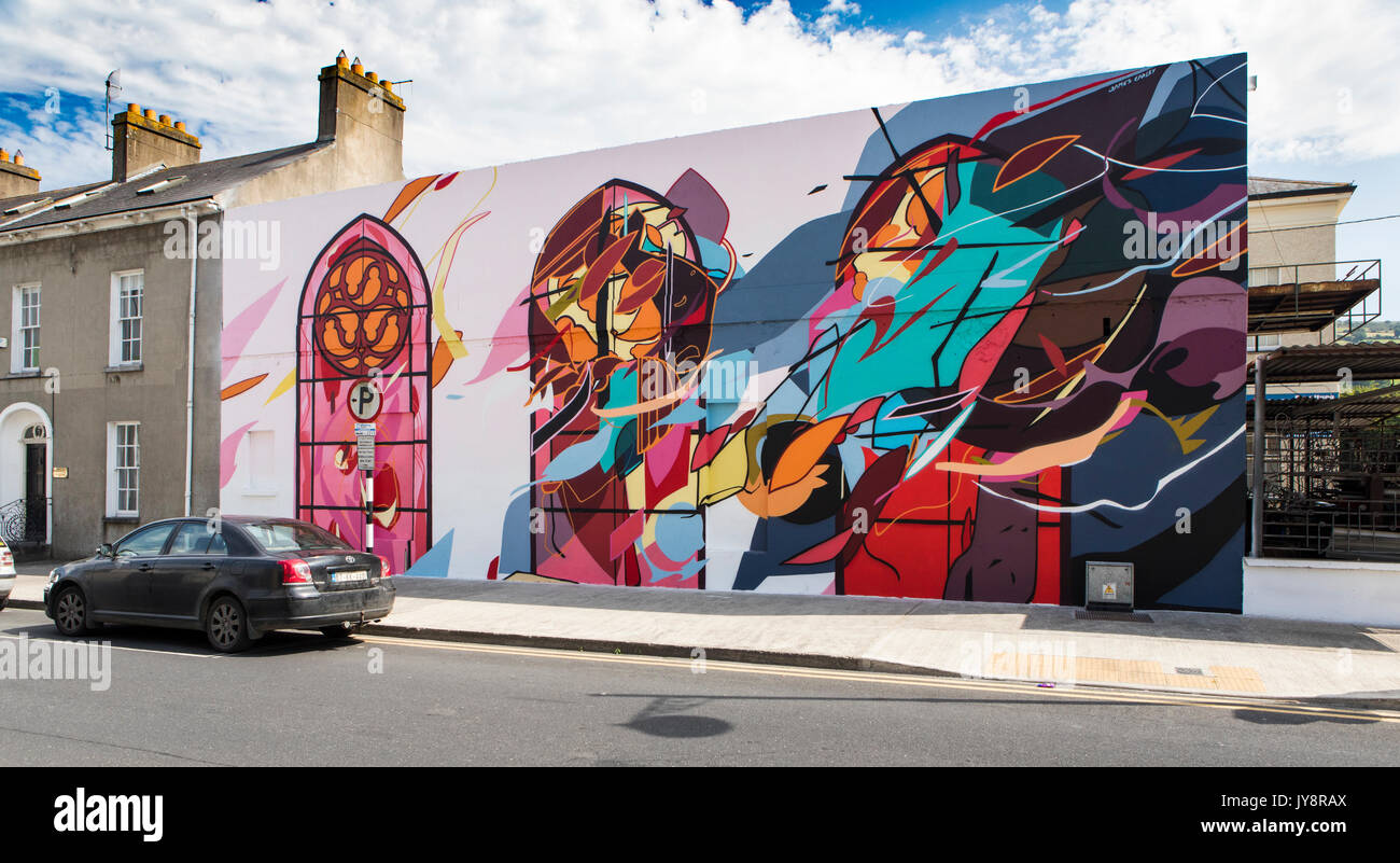 Street art commission in Clonmel, County Tipperary by James Earley an ...