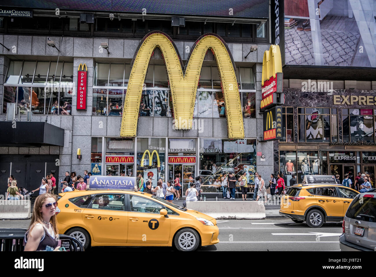 New York, United States of America - July 8, 2017. The fast food chain ...