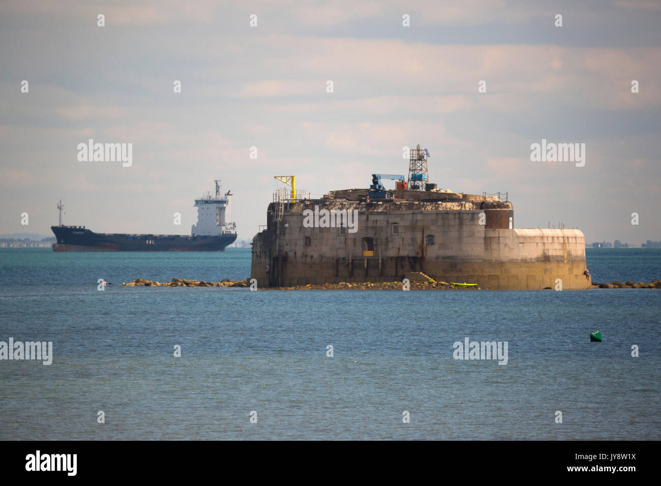 Bembridge Harbour, St Helens Fort, Isle of Wight, UK Stock Photo - Alamy