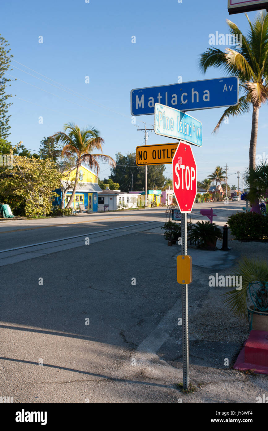 Art district in Matlacha, Florida, United States Stock Photo - Alamy