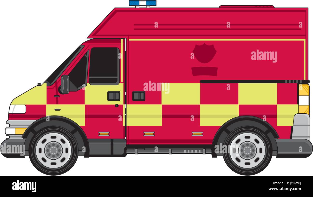 Fire engine uk fireman Stock Vector Images - Alamy