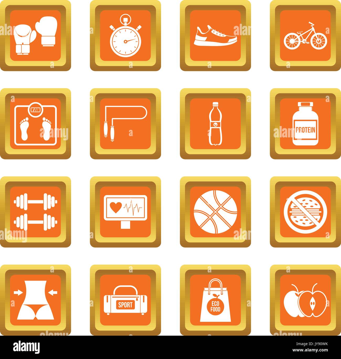 Orange bag for life Stock Vector Images - Alamy