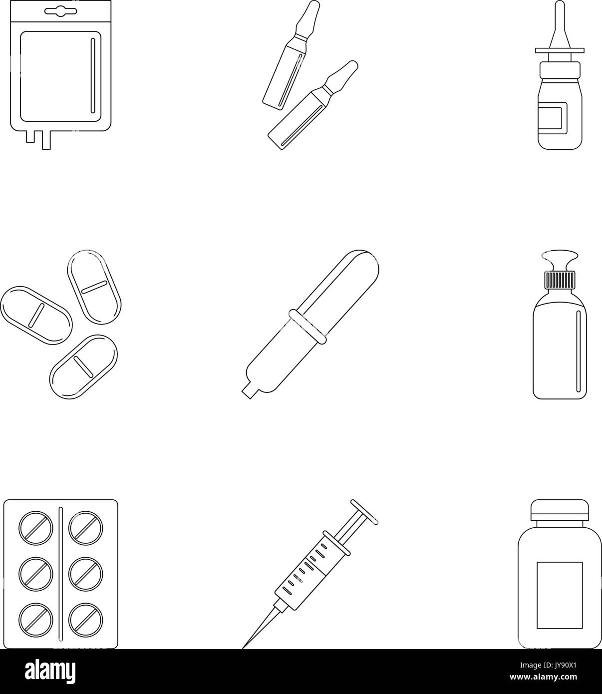 Suppository black vector hi-res stock photography and images - Alamy