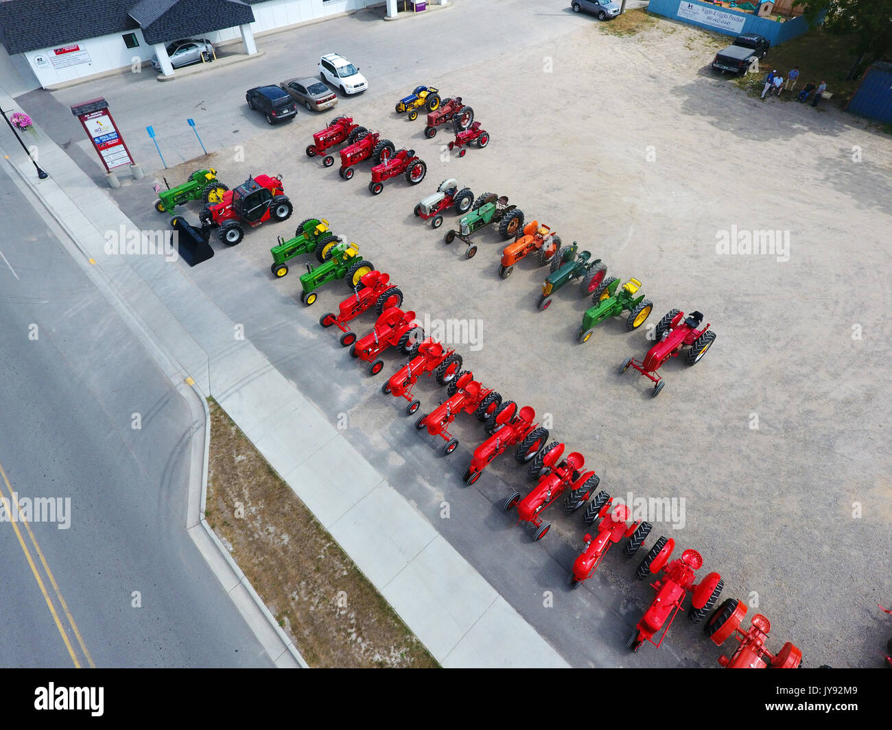 Vintage farming display hi-res stock photography and images - Alamy