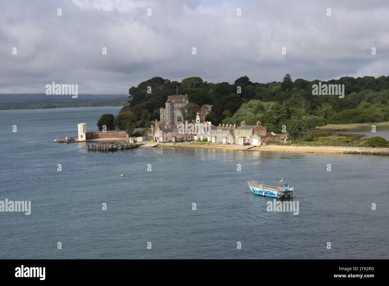 Brownsea Castle Brownsea Island Dorset England Stock Photo - Alamy