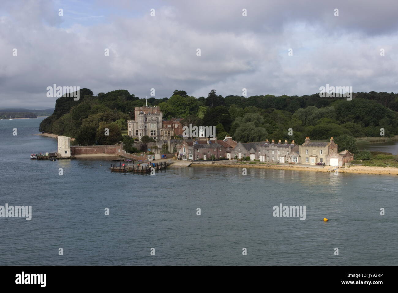 Brownsea Castle Brownsea Island Dorset England Stock Photo - Alamy