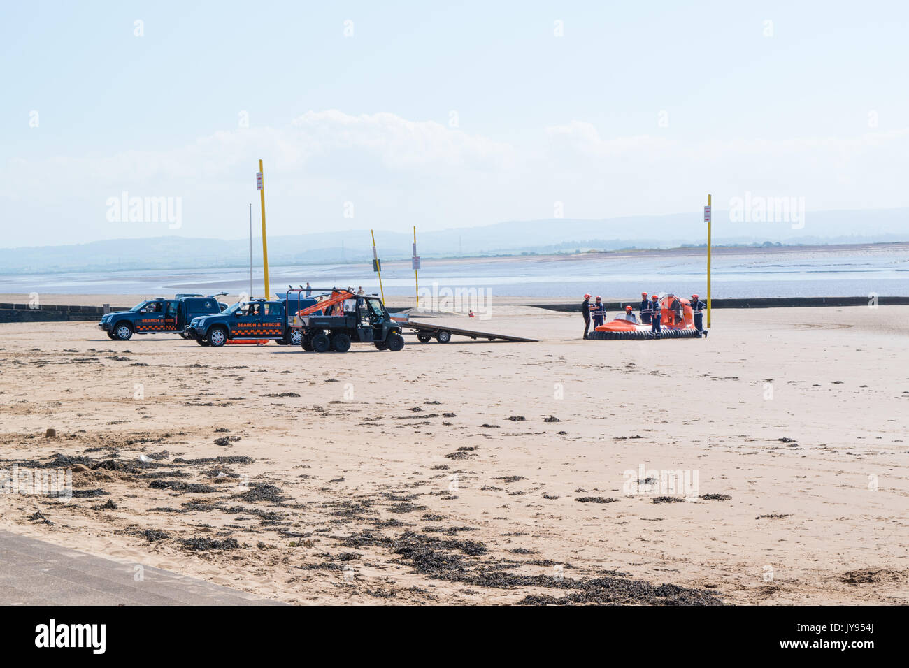 Landscape orange rescue boat hi-res stock photography and images - Alamy