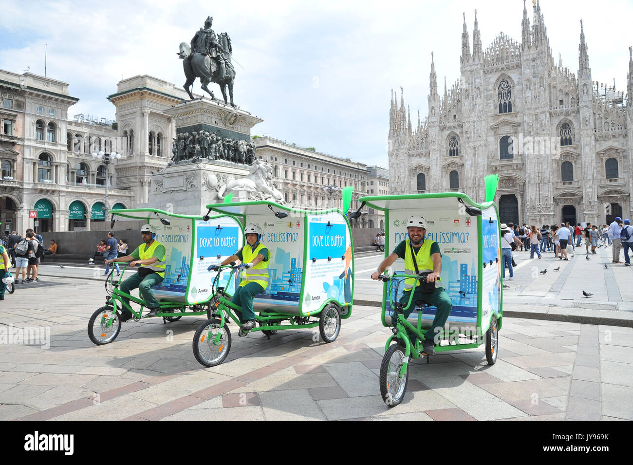 The City of Milan and Amsa present ’T-Recycle’ in Milan. The T-Recycle ...