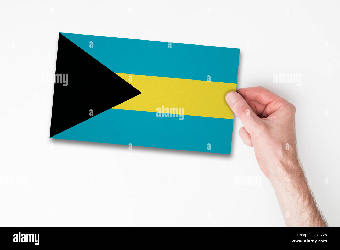 Official flag of the bahamas hi-res stock photography and images - Alamy