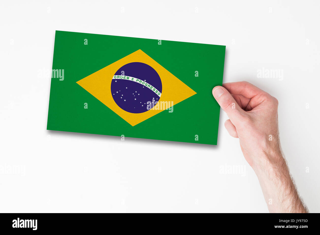 Brazillian flag hi-res stock photography and images - Alamy