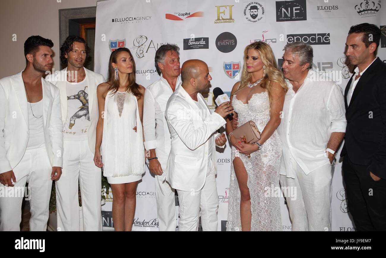 Trecase (Na) White Party Featuring: Francesco Testi, Giulia Rebel ...