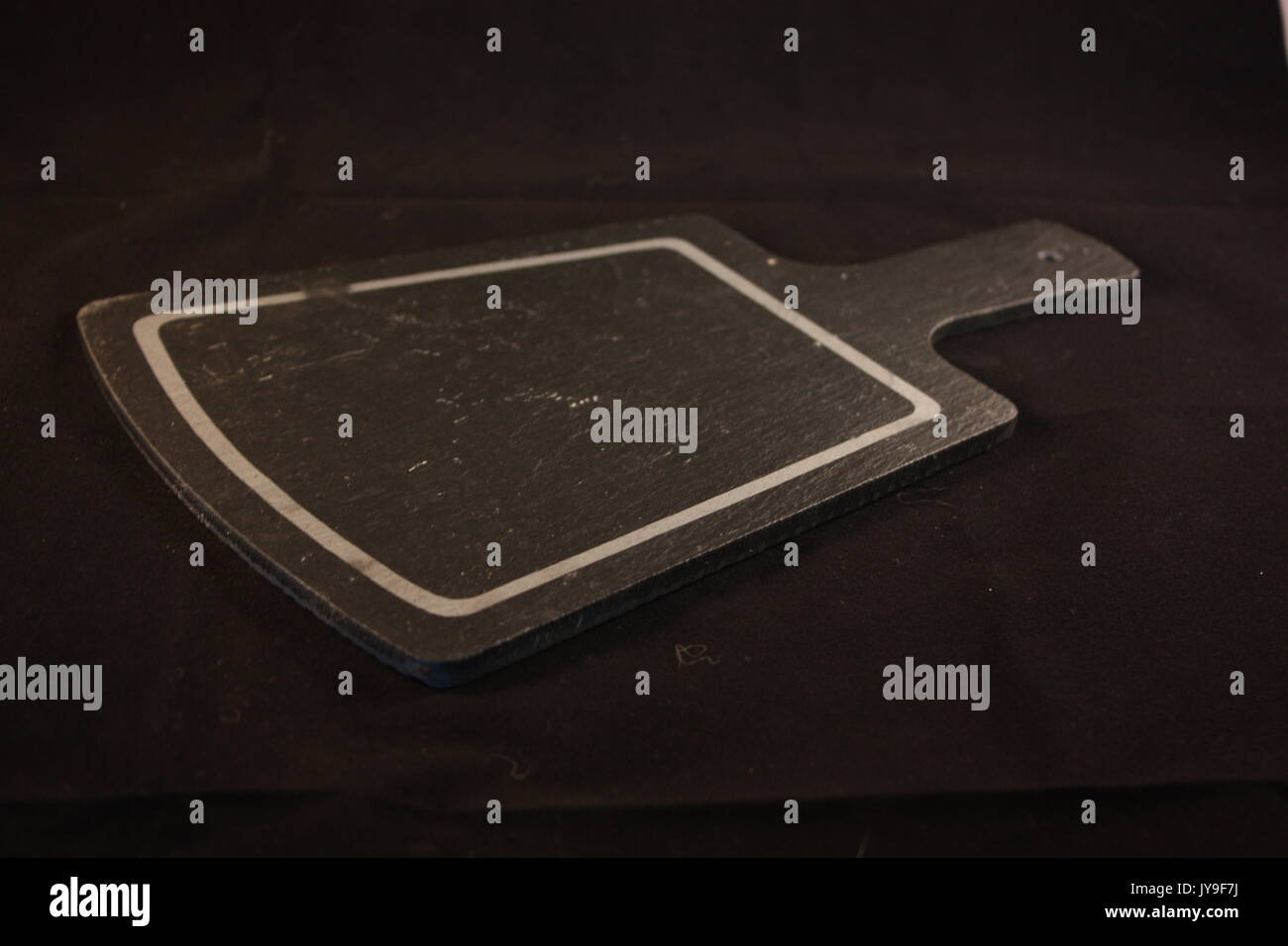 Slate chopping board Stock Photo - Alamy