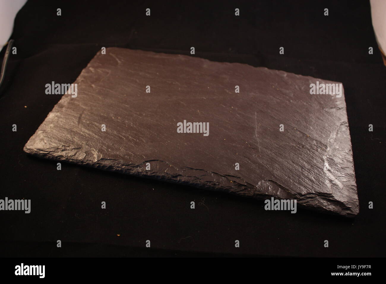 Slate chopping board Stock Photo - Alamy