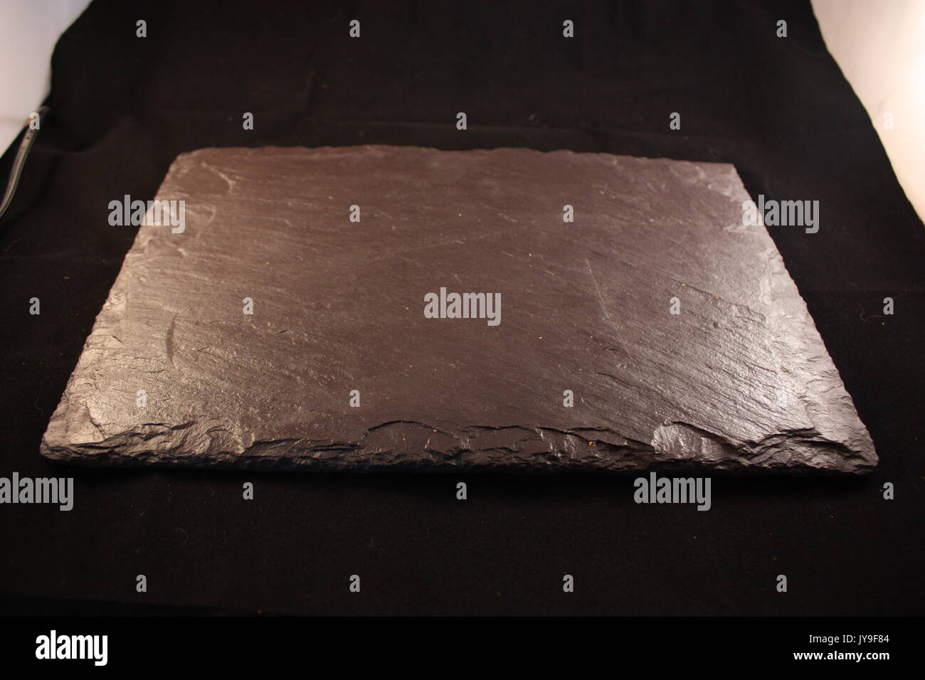Slate chopping board Stock Photo - Alamy