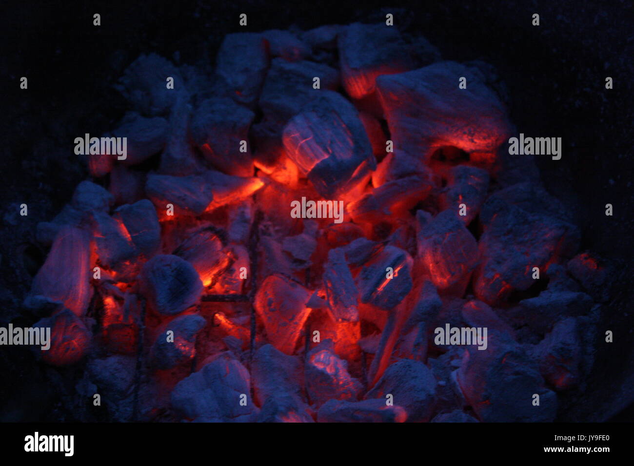 Beautiful red hot glowing ember hi-res stock photography and images - Alamy