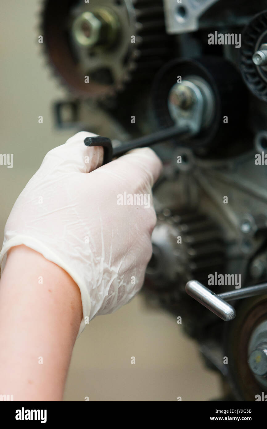Engine and hand hi-res stock photography and images - Alamy