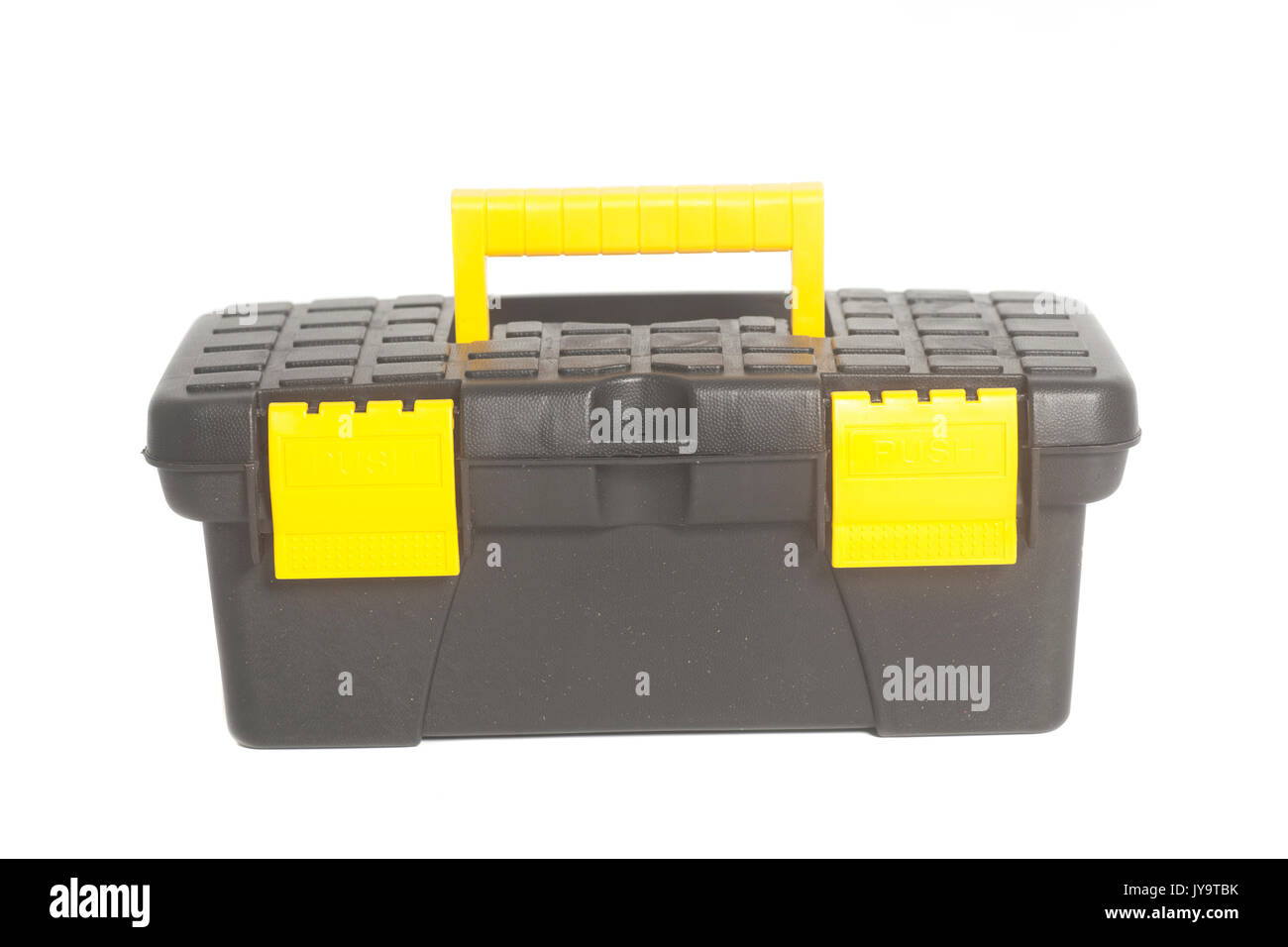 Black Tool Box Isolated On White Background Stock Photo - Alamy