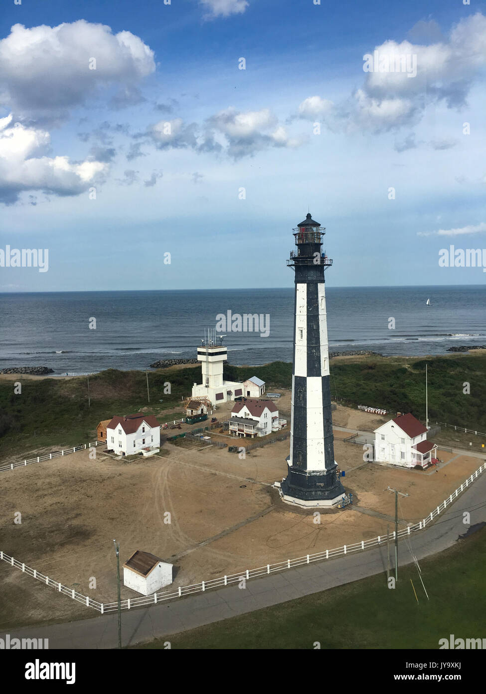 Lighthouse aerial view Stock Photo - Alamy