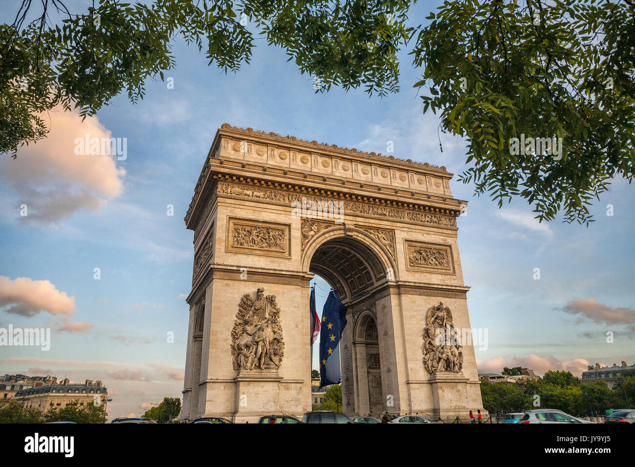 Historical axis of paris hi-res stock photography and images - Alamy
