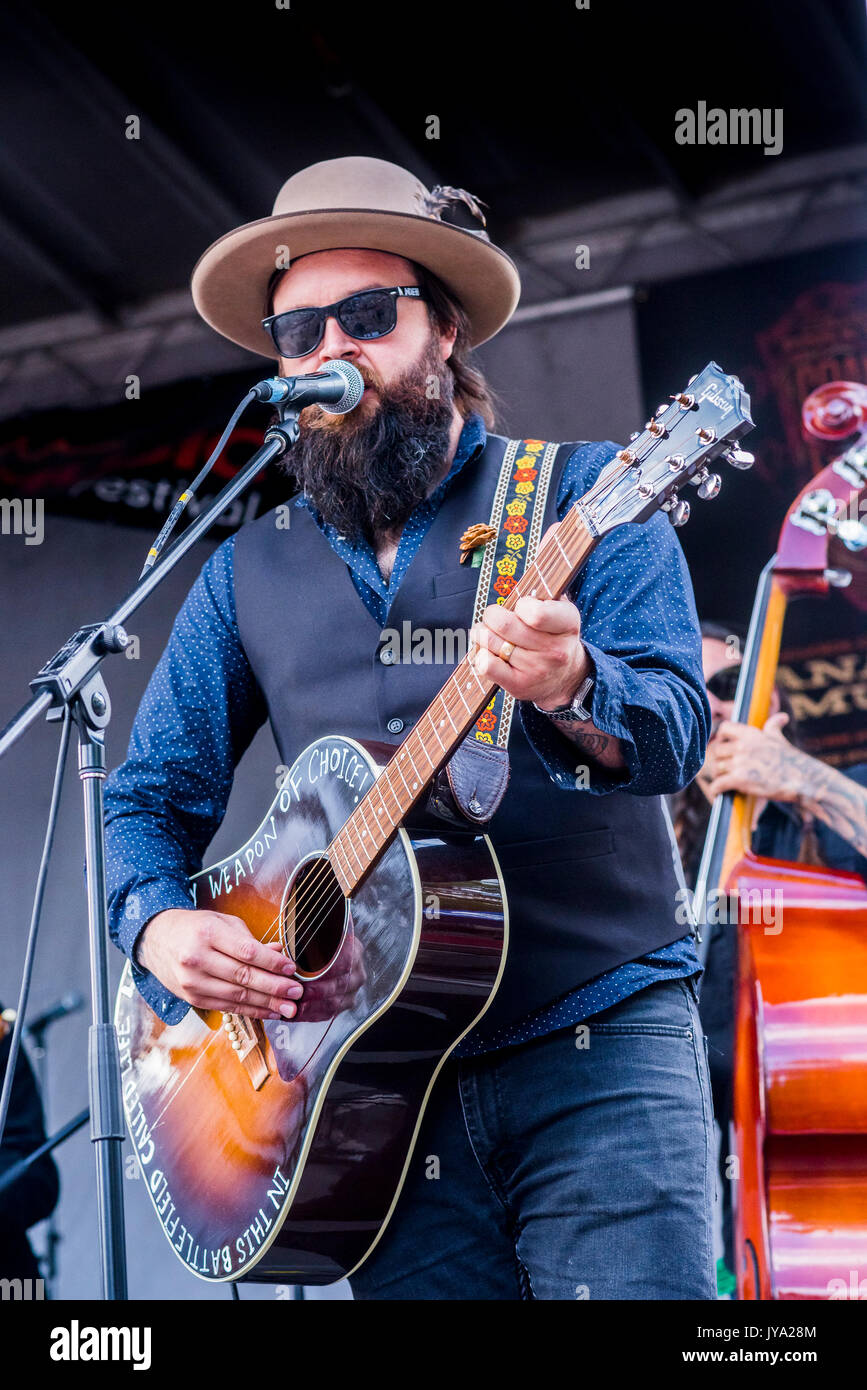 Leeroy Stagger performs in Canmore, Alberta, Canada Stock Photo - Alamy
