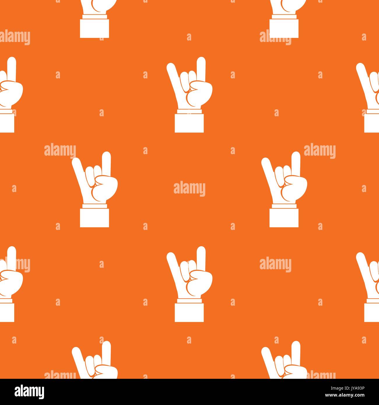 Rock and Roll hand sign pattern seamless Stock Vector Image & Art - Alamy