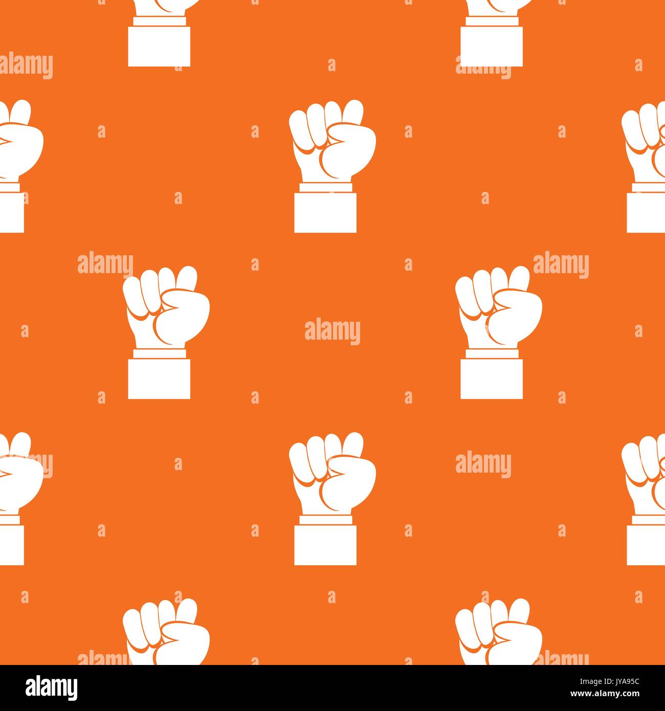 Raised up clenched male fist pattern seamless Stock Vector Image & Art ...