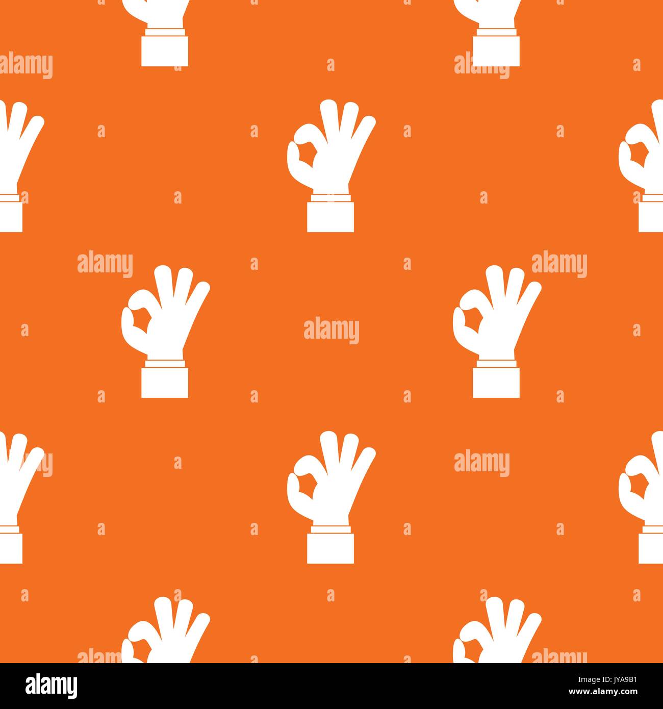 Ok gesture pattern seamless Stock Vector Image & Art - Alamy