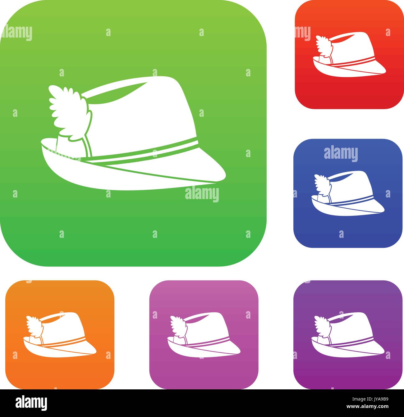 Irish hat set collection Stock Vector Image & Art - Alamy