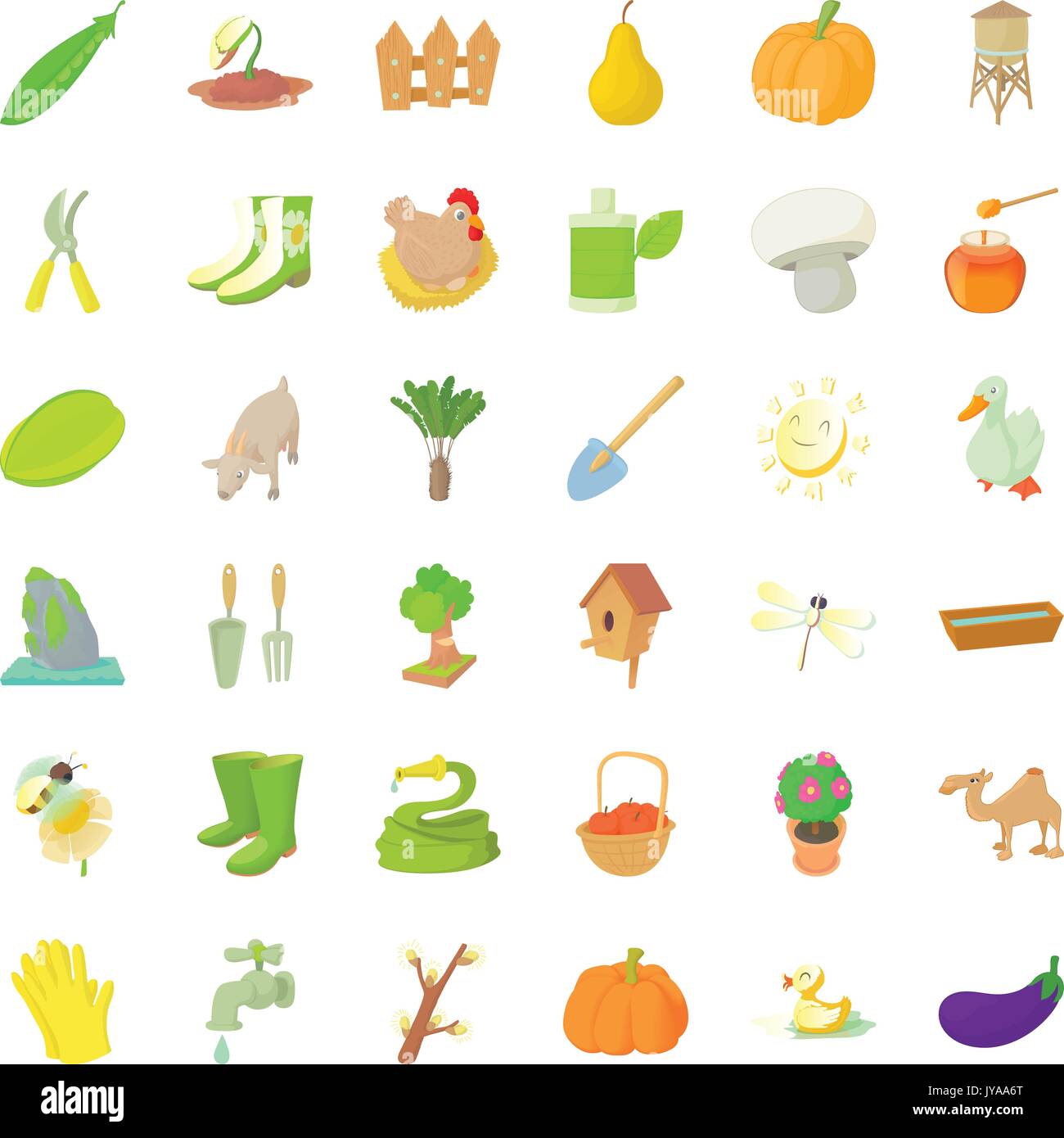 Good farm icons set, cartoon style Stock Vector Image & Art - Alamy