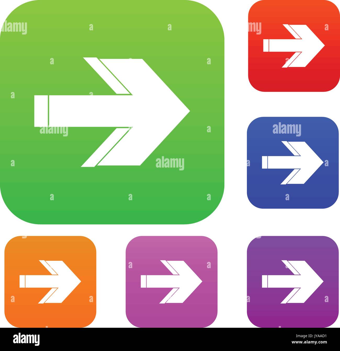 Arrow set collection Stock Vector Image & Art - Alamy