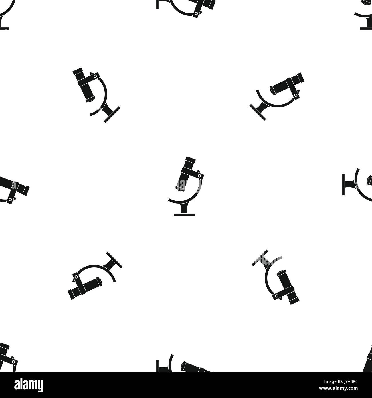 Microscope pattern seamless black Stock Vector Image & Art - Alamy