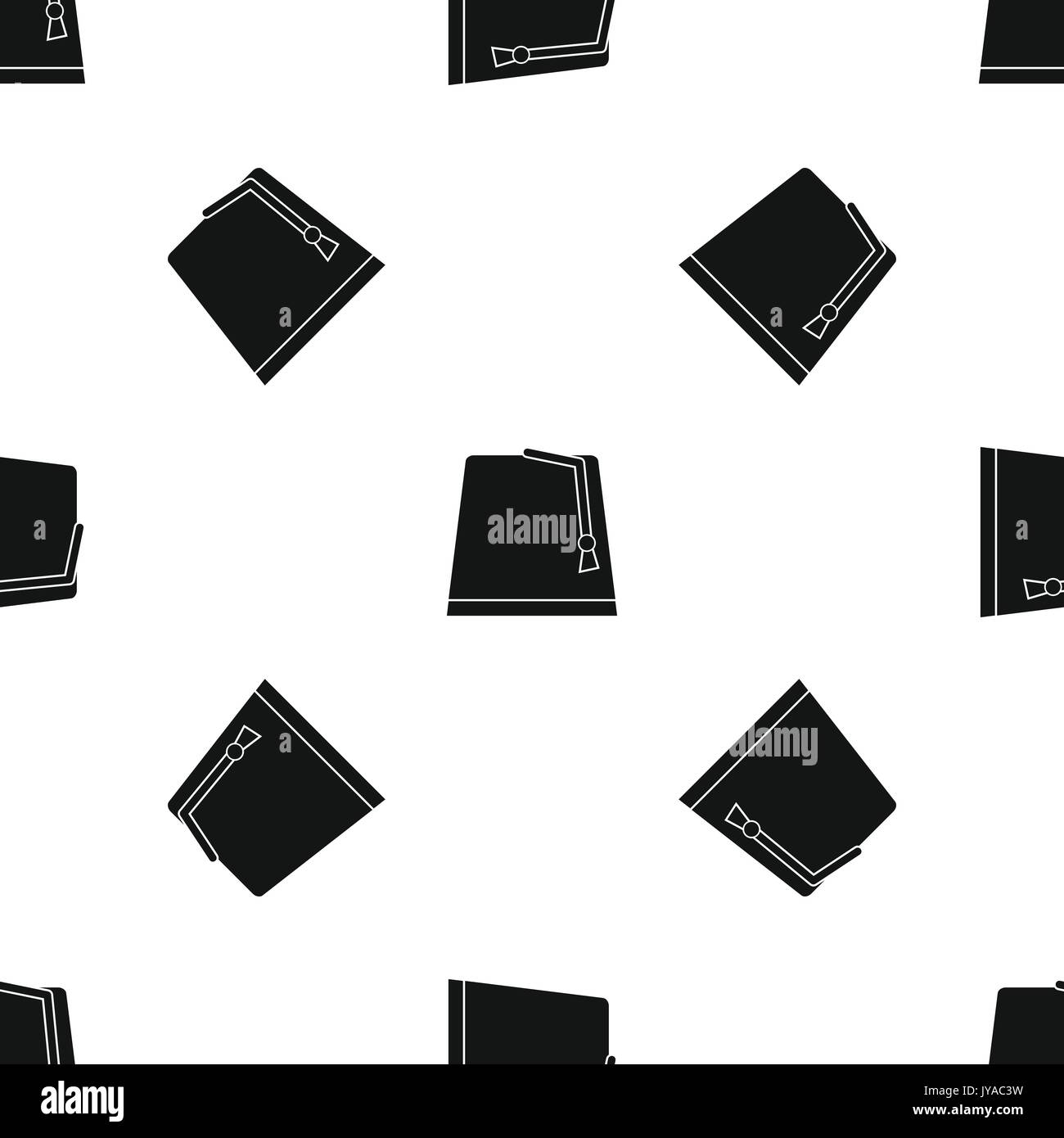 Turkish fez pattern seamless black Stock Vector Image & Art - Alamy