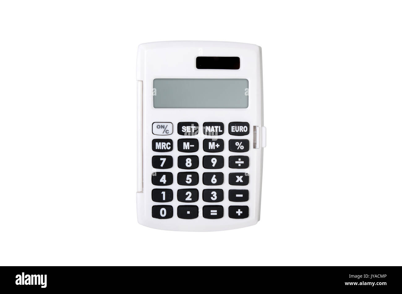 School calculator isolated on white background. calculator isolated ...