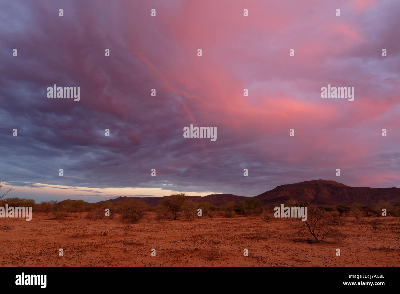 Africa Pink Sunset High Resolution Stock Photography and Images - Alamy