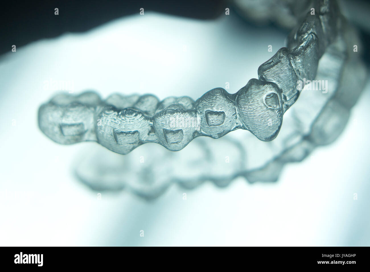 Invisible teeth retainers orthodontic brackets. Plastic modern ...