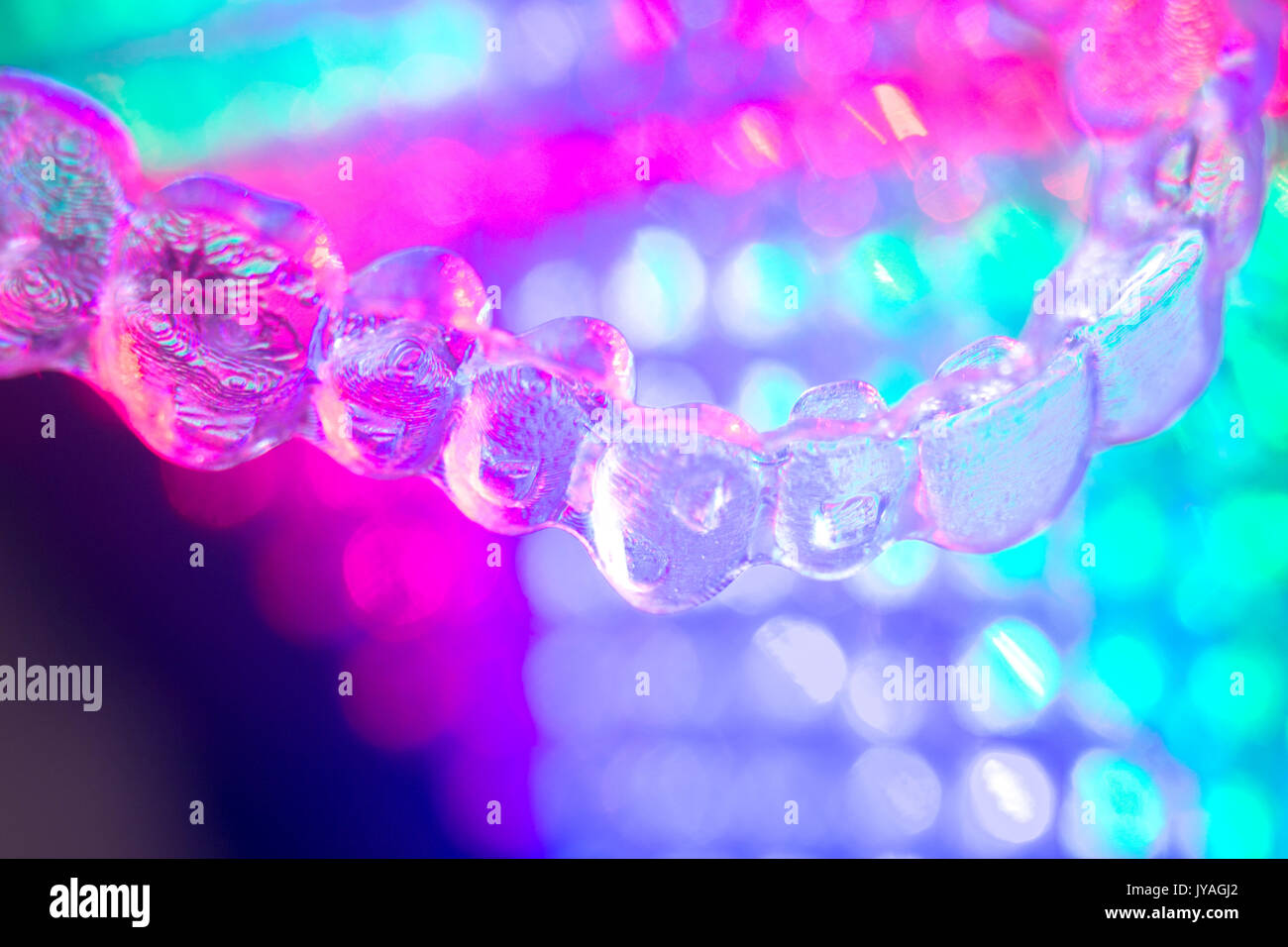 Invisible teeth retainers orthodontic brackets. Plastic modern ...