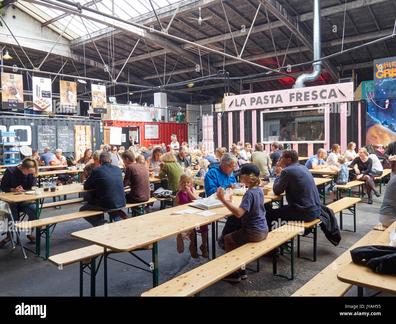 Aarhus Street food Stock Photo - Alamy