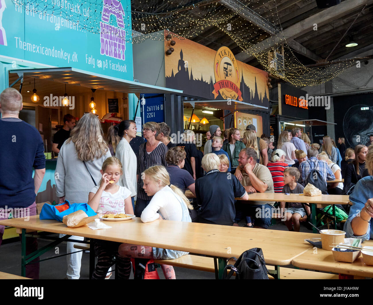 Aarhus Street food Stock Photo - Alamy