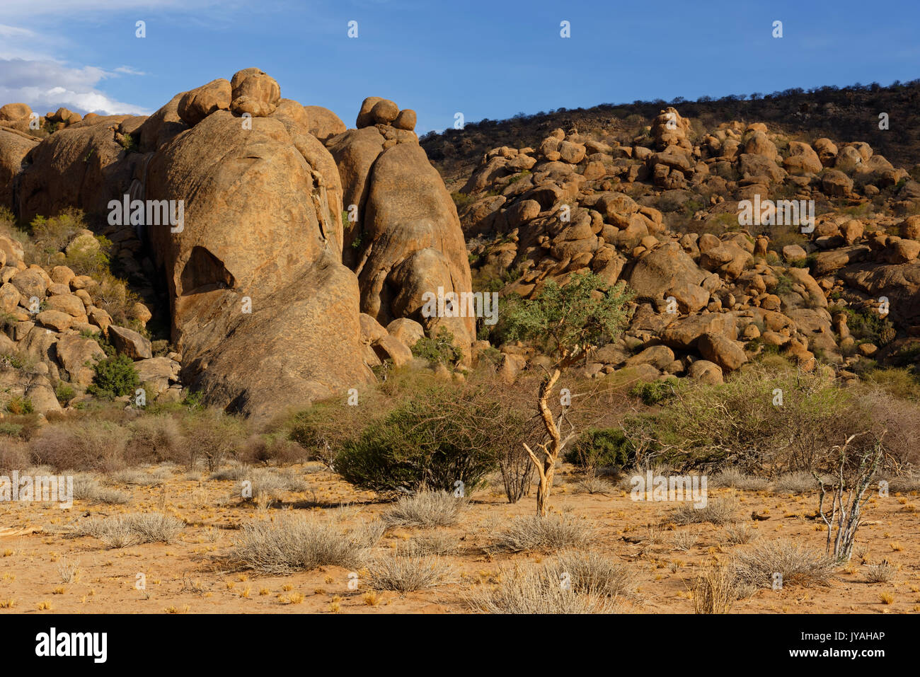Farm Omandumba (guest farm): Granite rocks (Natural monument "Three ...