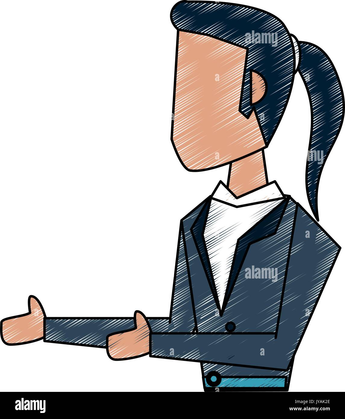 businesswoman vector illustration Stock Vector Image & Art - Alamy
