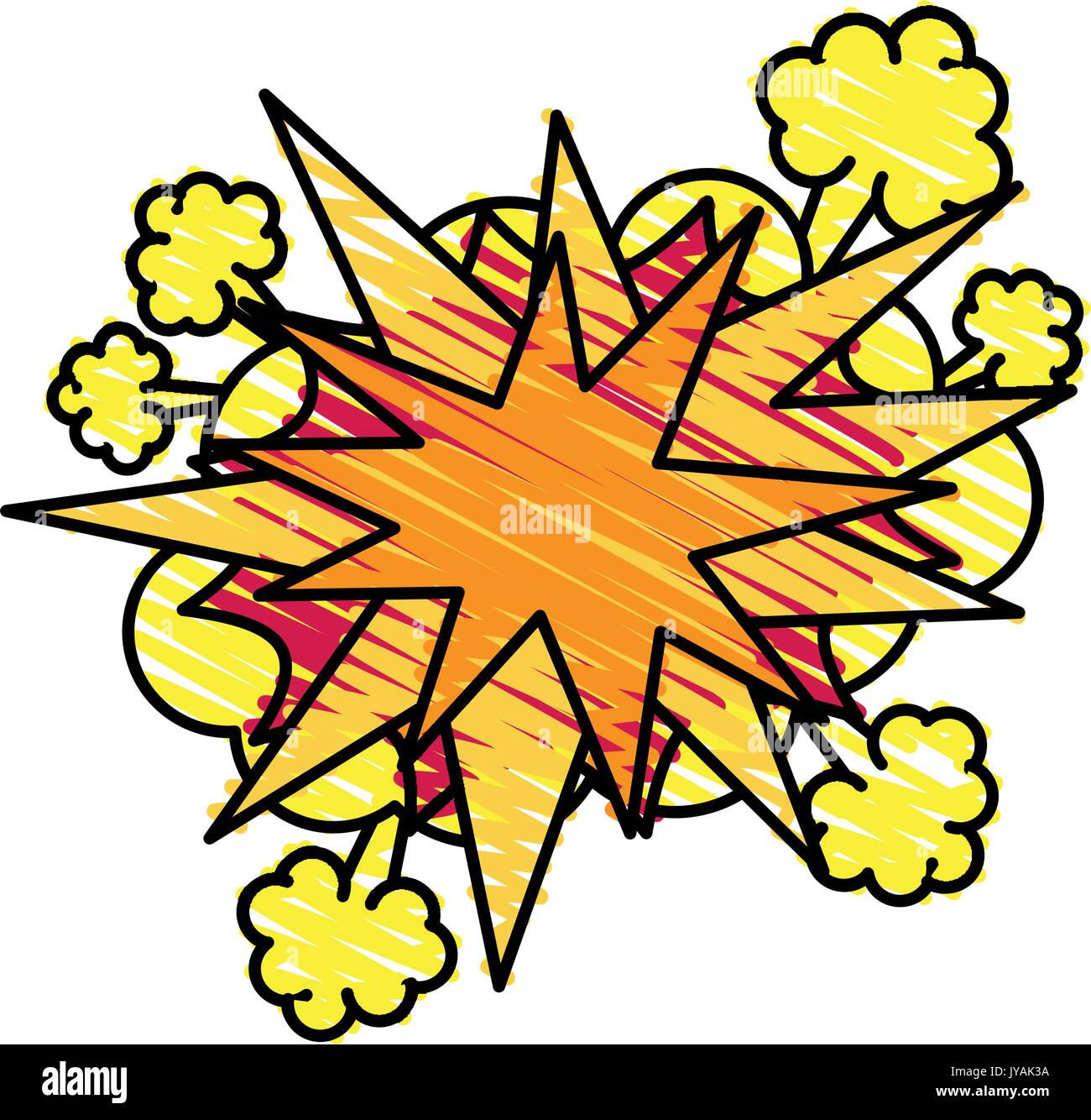 explosion vector illustration Stock Vector Image & Art - Alamy