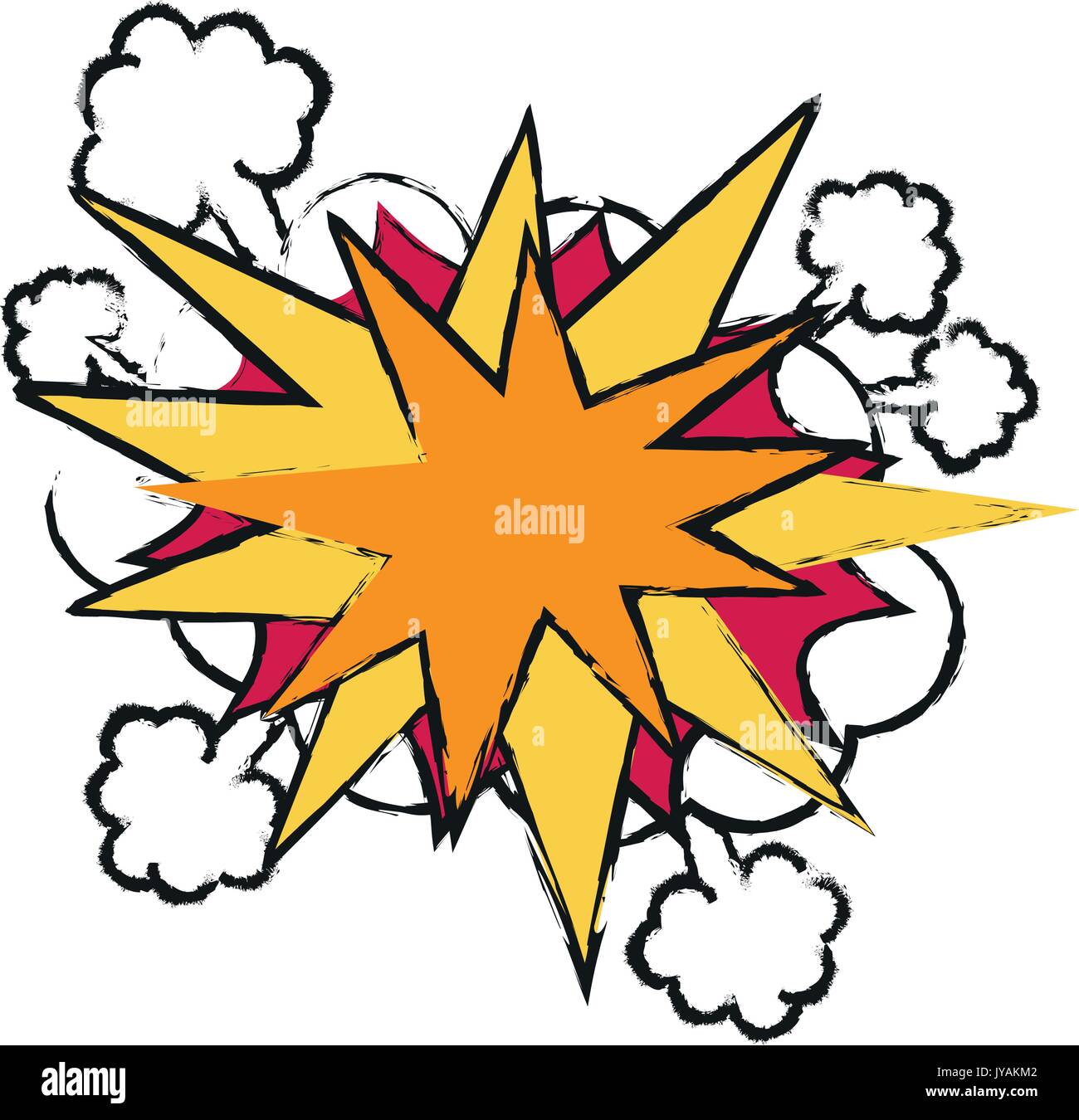 explosion vector illustration Stock Vector Image & Art - Alamy