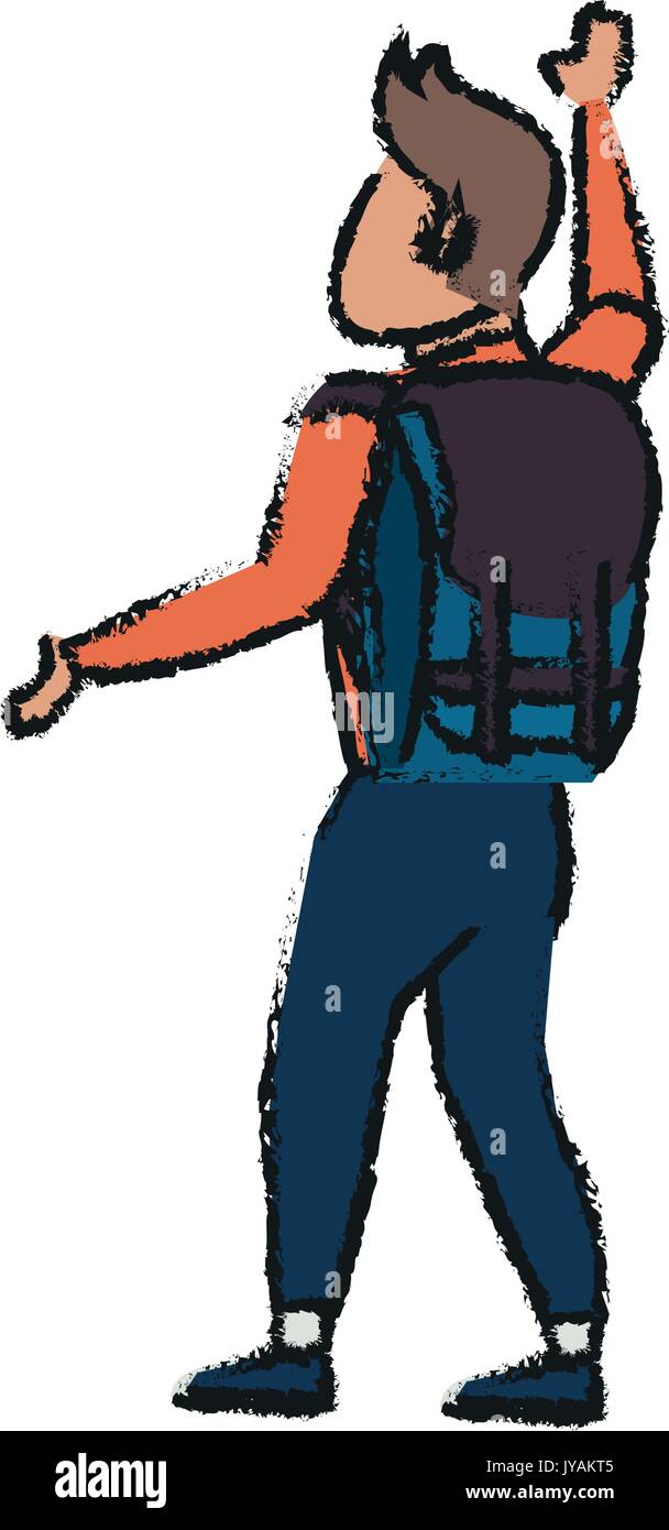 traveler vector illustration Stock Vector Image & Art - Alamy